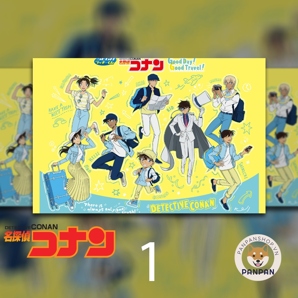 Famous Detective Plastic Pressed Poster Conan - Detective Conan ...