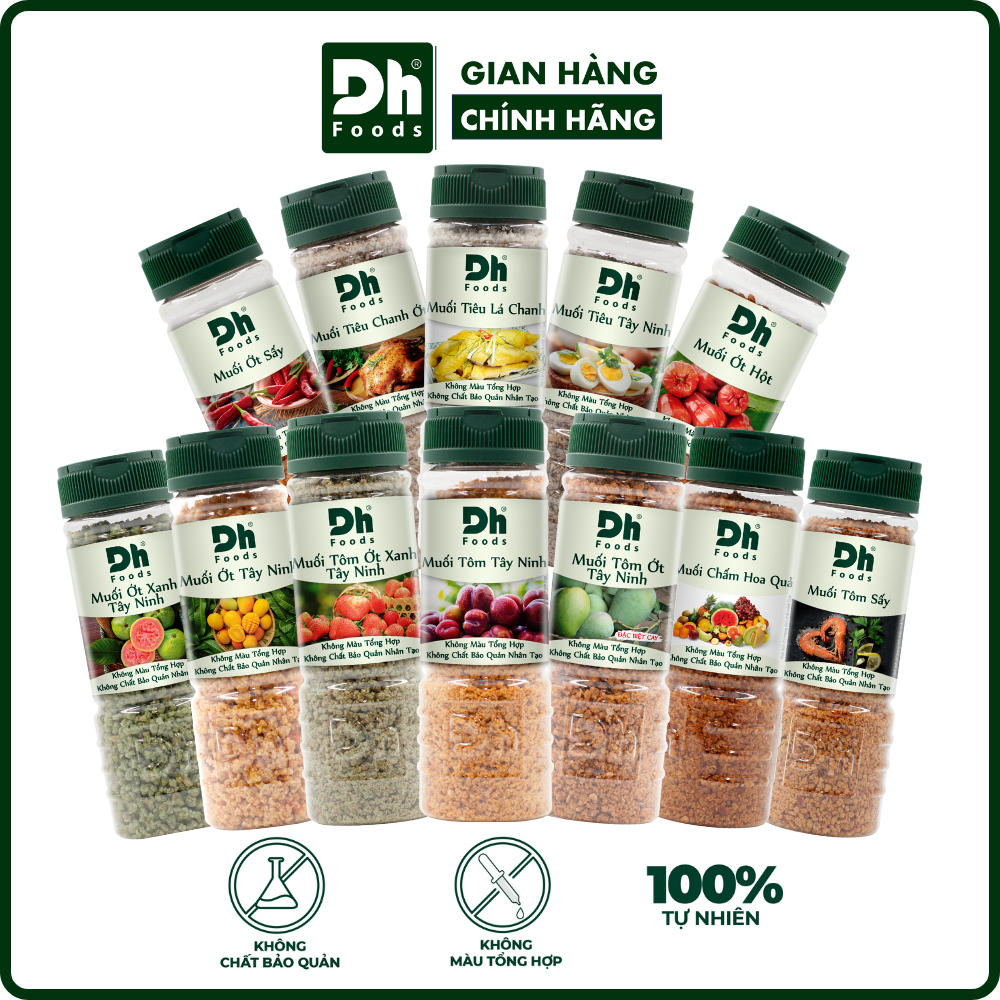 Dh Foods Tay Ninh Shrimp Salt, Chili Salt, Lemon Leaf Pepper Salt ...