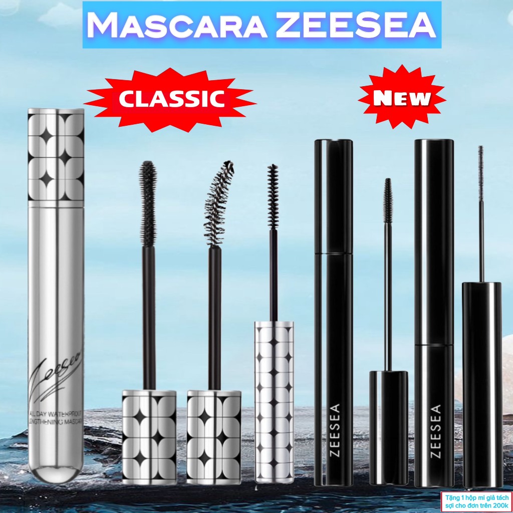 Zeesea Mascara is waterproof, sweat-proof, long-lasting, smudge-proof, curls and lengthens ...