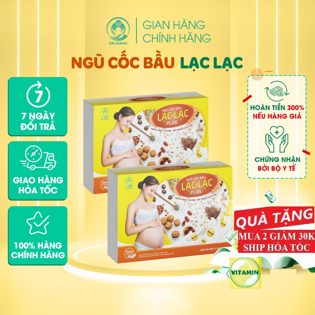 Gourd Lac Lac Plus Cereal DR.MAYA box of 30 packs/600 grams | Shopee ...