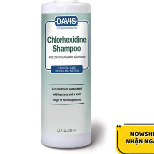 Davis CHLORHEXIDINE SHAMPOO - Dog And Cat Shower Gel For Itchy ...