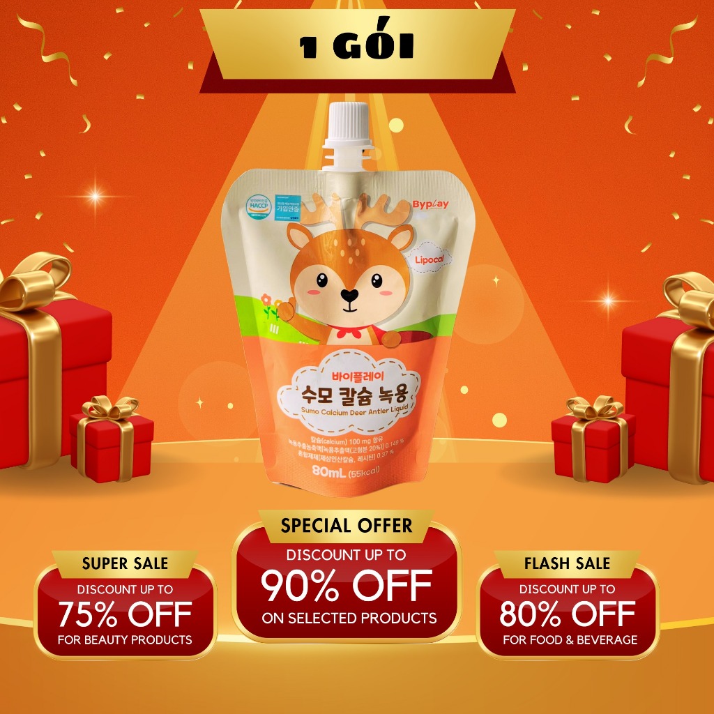 Sumo Deer Antler Fresh Calcium for Babies Helps Children Grow Taller ...