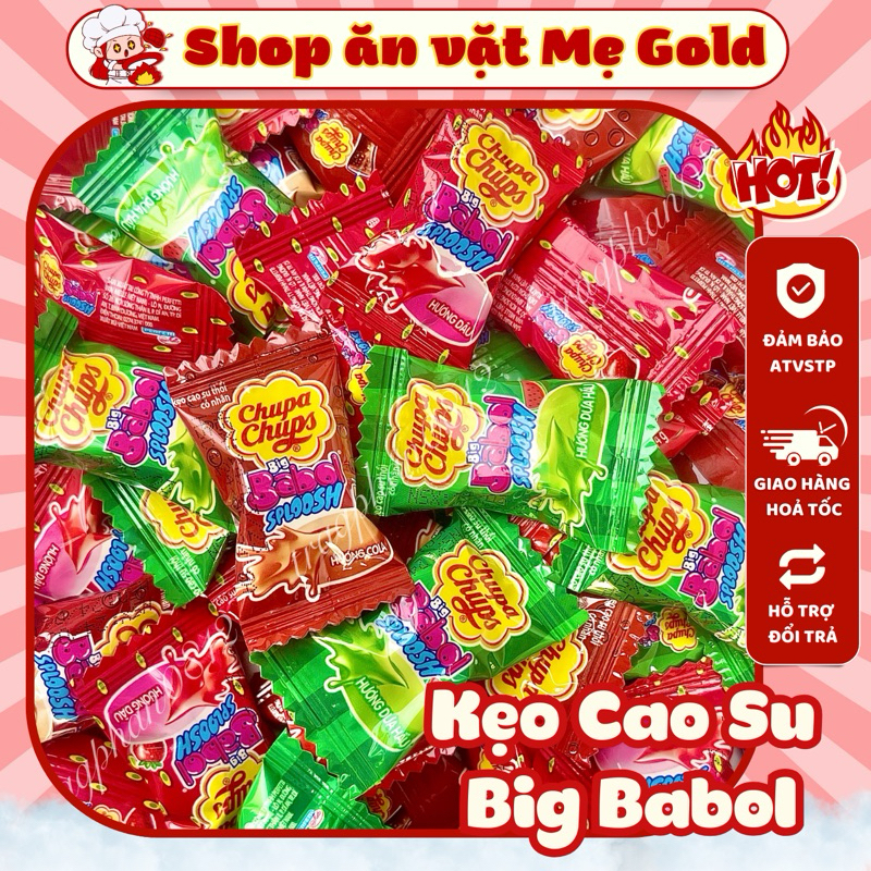 Big babol Chupa Chups blowing gum with mixed flavor syrup (3,4g pack ...