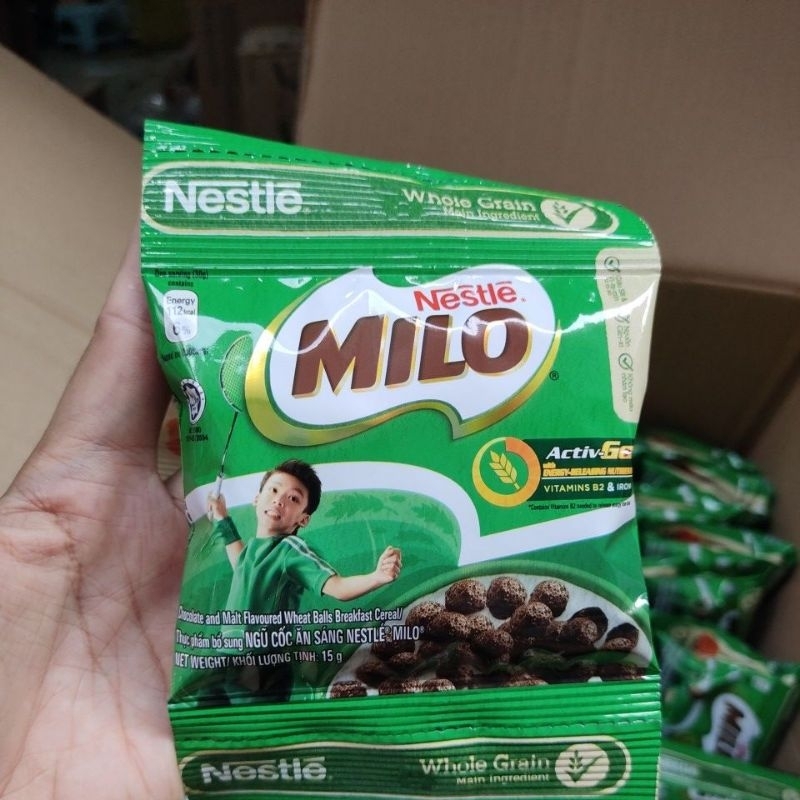 Nestle Milo breakfast cereal 15g pack | Shopee Malaysia