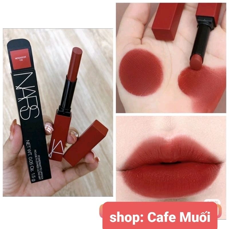 Nars Powermatte Lipstick 135 Mogador BRICK RED | Shopee Malaysia