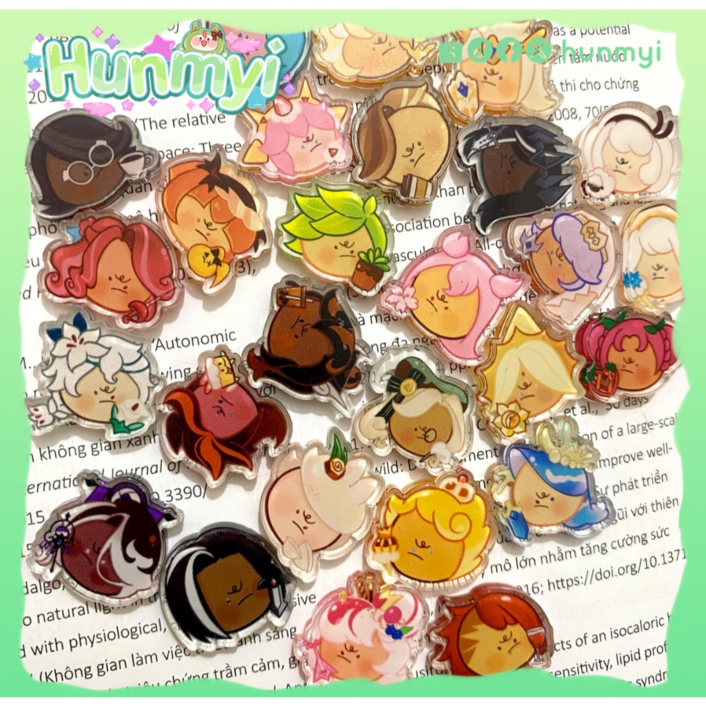 [Cookie Run: Kingdom] GACHA Charm 1,5-2cm tiny | By Hunmyi | Shopee ...