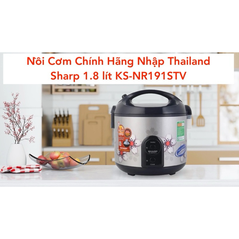Genuine Sharp Pot Imported from Thailand 1.8 liter KS-NR191STV ...