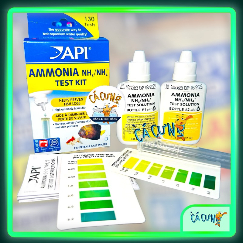 Api - AMMONIA NH3 / NH4 Test Kit | Nh3 / NH4 Concentration Fast Test ...