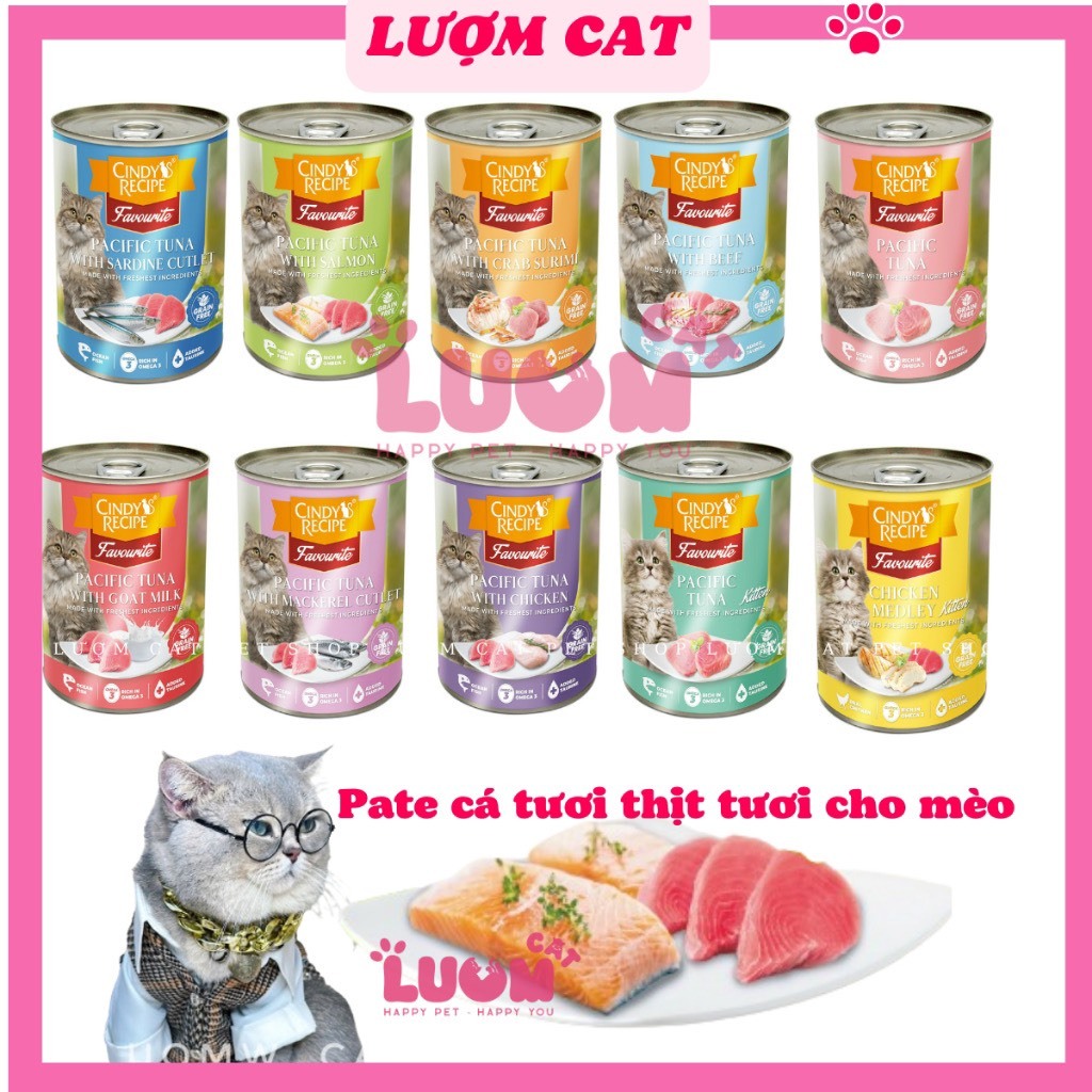 Combo of 10 cans of delicious Cindy Recipe Cat Pate for kittens and ...