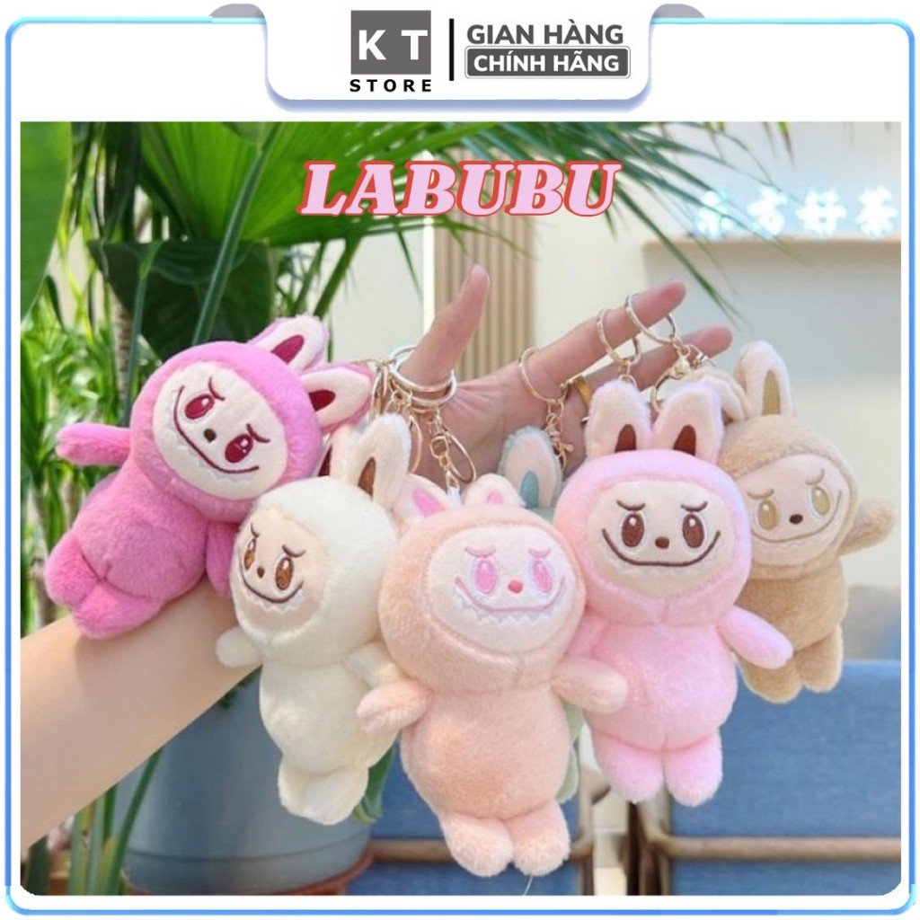 Hottrend Labubu Keychain - Mini Labubu Teddy Bear - Backpack, Handbag ...