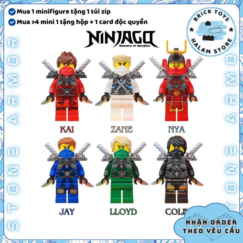 Ninjago Stone Armor minifigures assembly toy - Ninja season 3 Stone ...