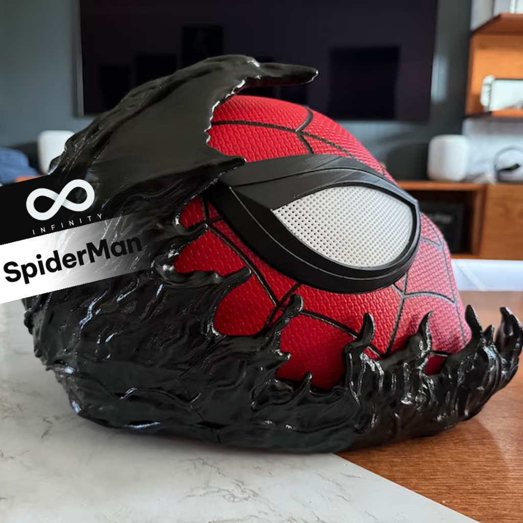 Spiderman Become Venom Mask - Helmet Fullface 100% | Shopee Malaysia