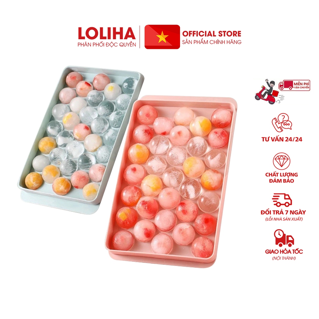 33-cube round ice tray (33-pill TYPE) | Shopee Malaysia