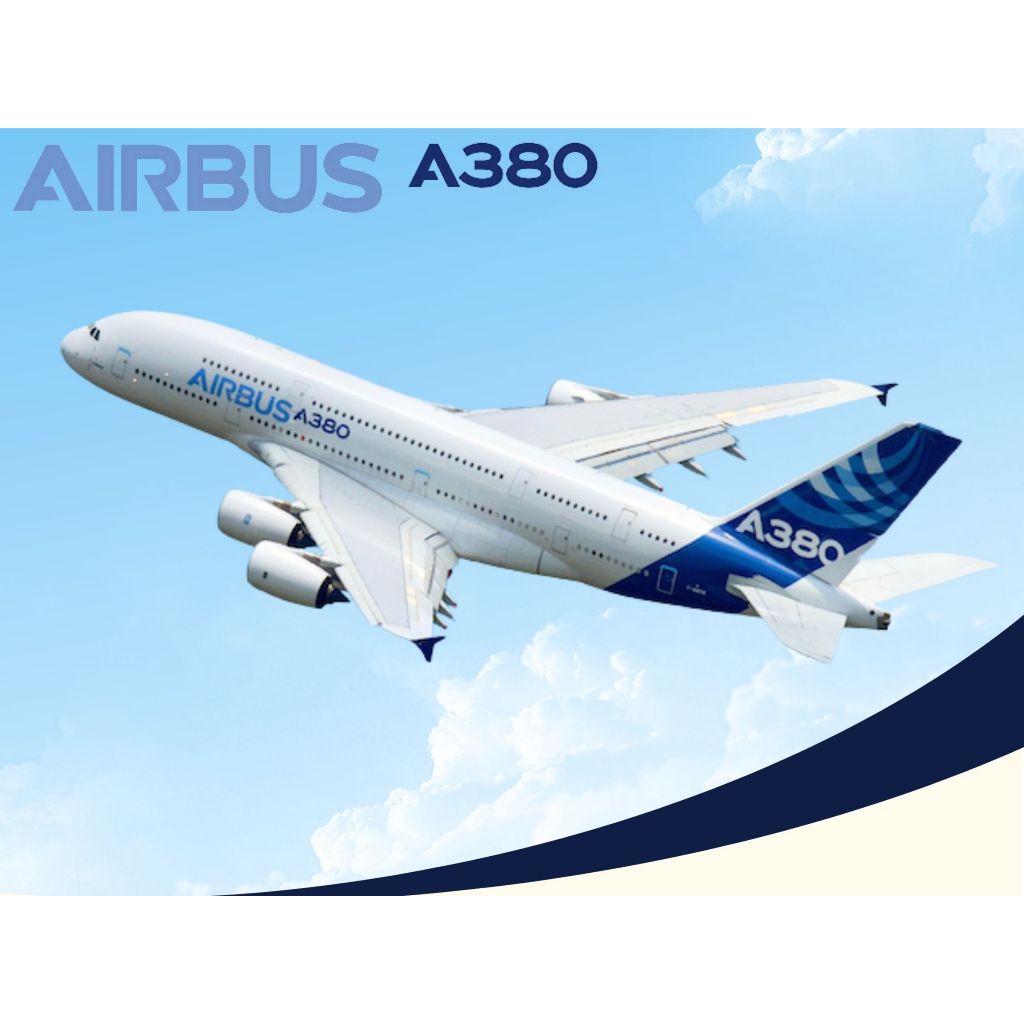AIRBUS A380-800 Commercial Airplane Paper Model (Factory model)_The ...