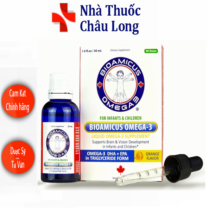 Dha odorless syrup BioAmicus Omega-3 brain and vision support 30 ml ...