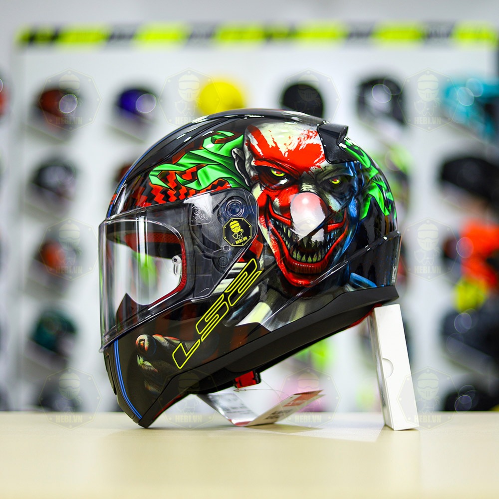 Fullface Hat LS2 FF353 1 Joker Glass Glossy Safety Standard ECER 22-05 ...