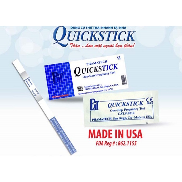 (COMPANY Product) QUICKSTICK ONE-STEP PREGNANCY TEST - BOX OF 1 TEST ...