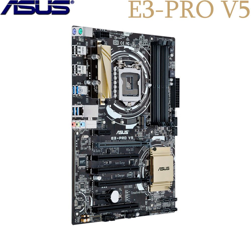 Asus E3-PRO V5 Socket LGA 1151 DDR4 C232 computer Motherboard | Shopee ...