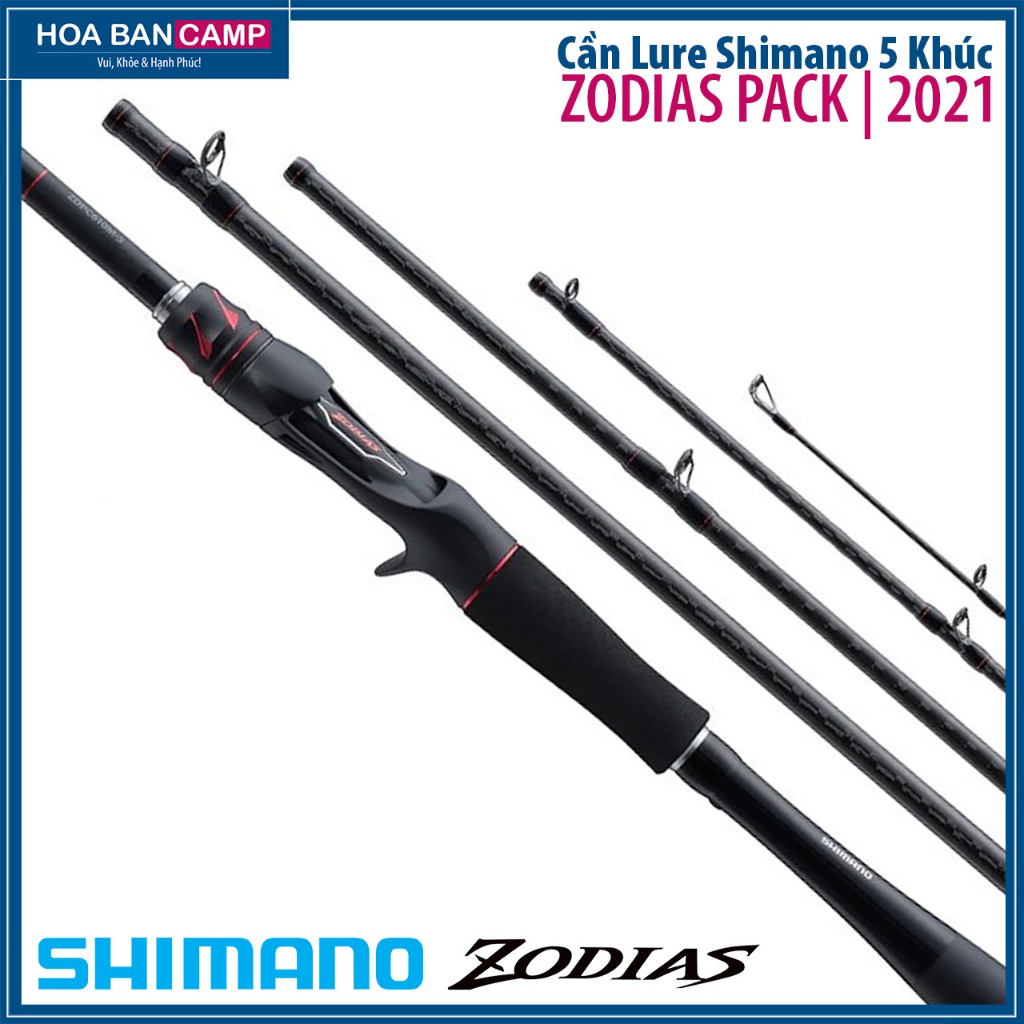 Shimano Zodias Pack Lure Rod | 5 Sections - 2021, Monocoque Carbon Grip ...