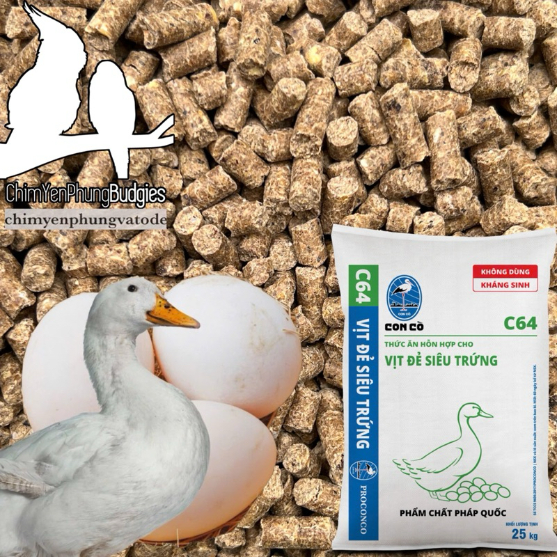 1kg C63 Stork Bran, mixed food for duck meat from 22 days old to ...