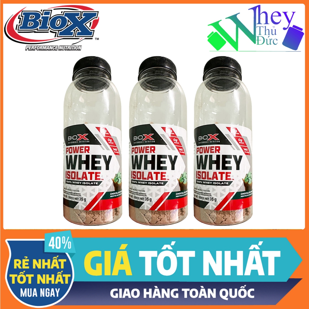 Sample Power Whey Isolate BioX 1 Time - Bottle 35g | Shopee Malaysia