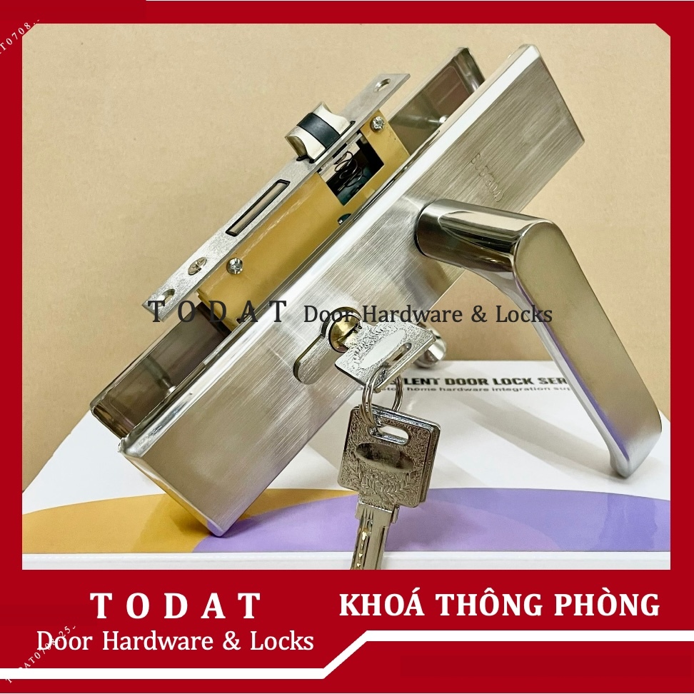 SHEBEI 201 1.0mm Stainless Steel Lever Lock for Room Door (Cheap ...