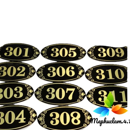 Room number plates for hotels, resorts, homestays, modern 2-story ...