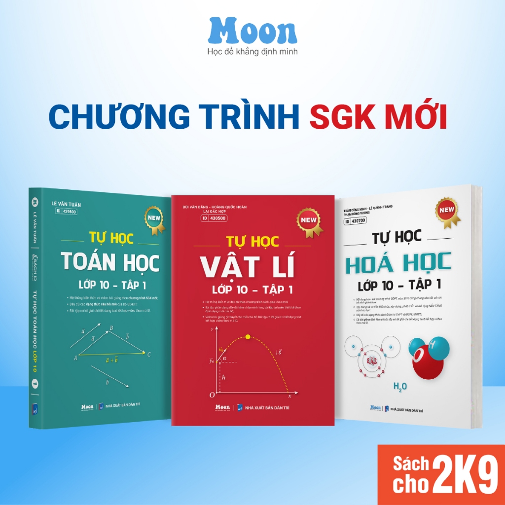 Self-study book for Math, Physics, Chemistry for grade 10, semester 1 ...