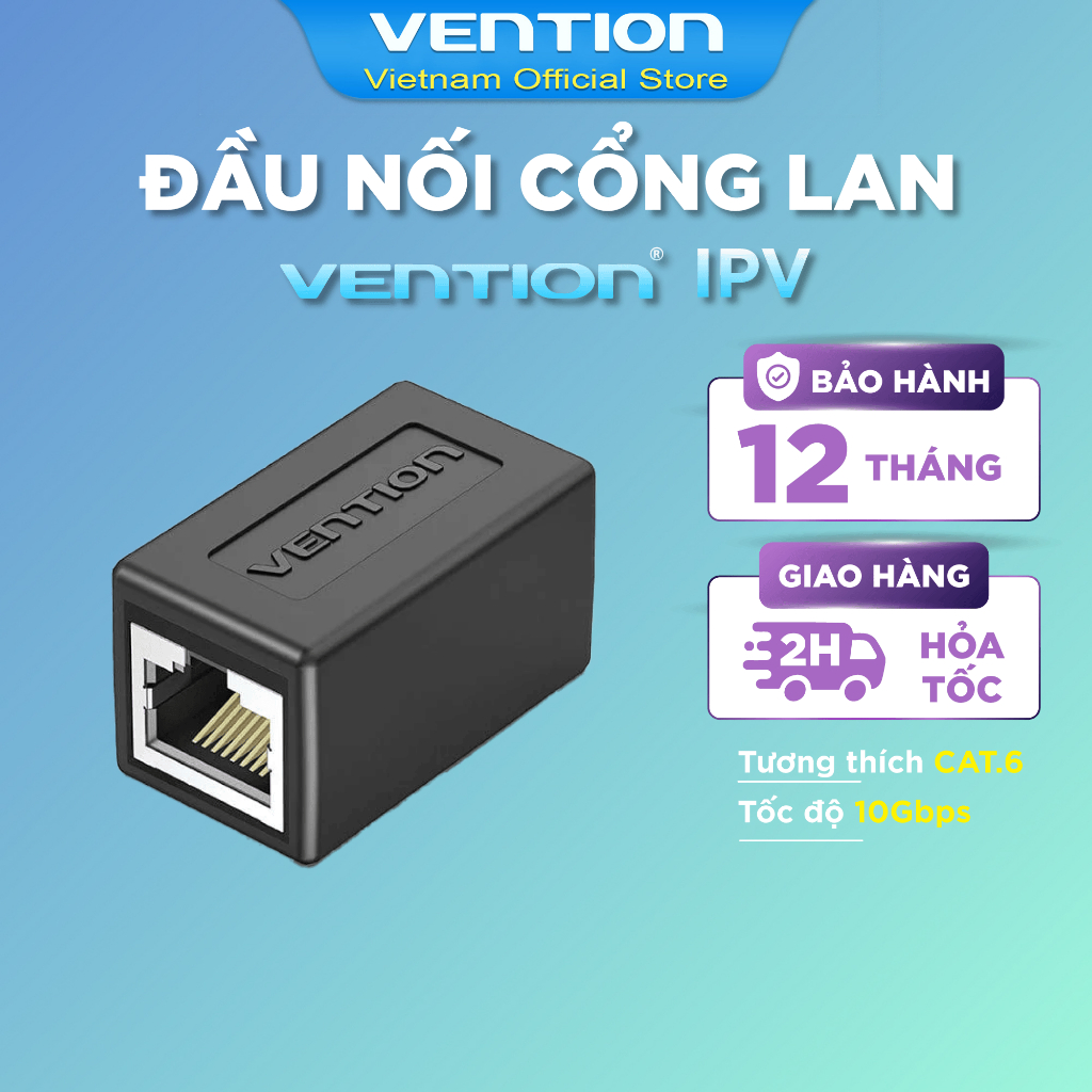 Vention Jack Keystone FTP Cat.6 IPV LAN Splitter/Extender (RJ45, 100m ...