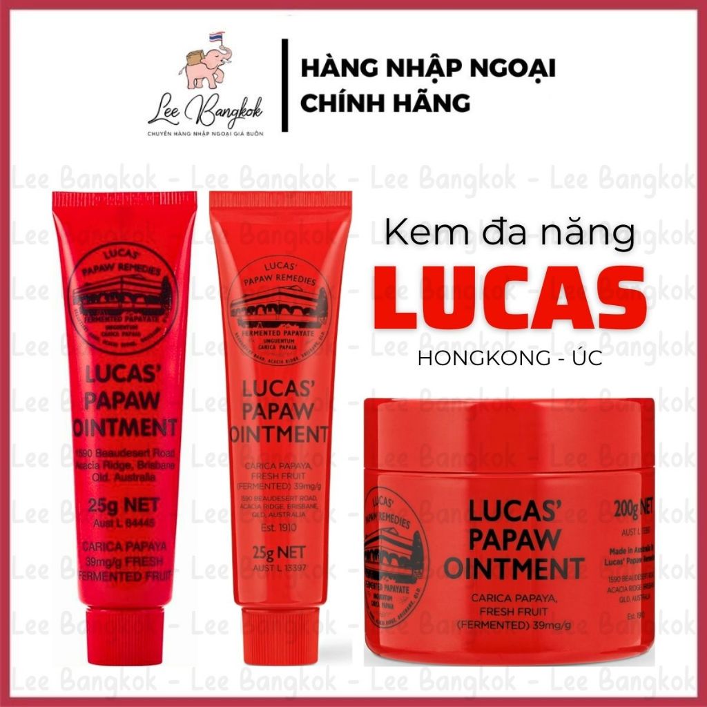 Lucas Papaw Ointment Multi-Purpose Topical Papaya Cream/Grandpawpaw ...