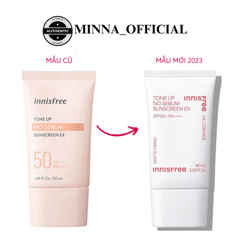 Tone up no sebum sunscreen ex spf 50+ pa ++++ 60ml new model 2023 | Shopee Malaysia