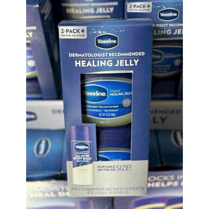 VASELINE Set of 3 VaselinePiece 368gr (2 large jars of 368g - 1 roller ...