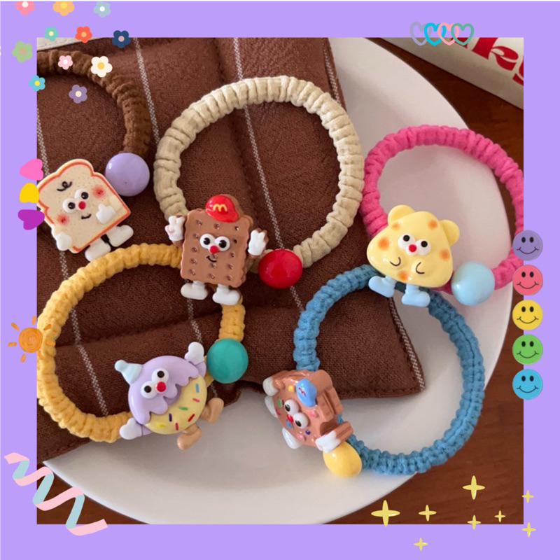 Charm Bakery Elastic Band / Hair Tie (5 Colors) | Shopee Malaysia