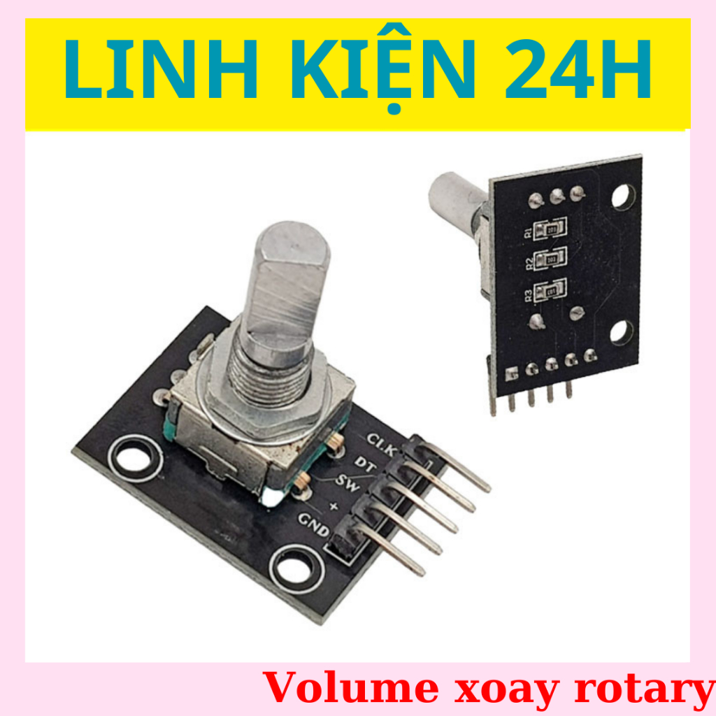 360 Degree Rotary Encoder Volume Circuit KY-040 | Shopee Malaysia
