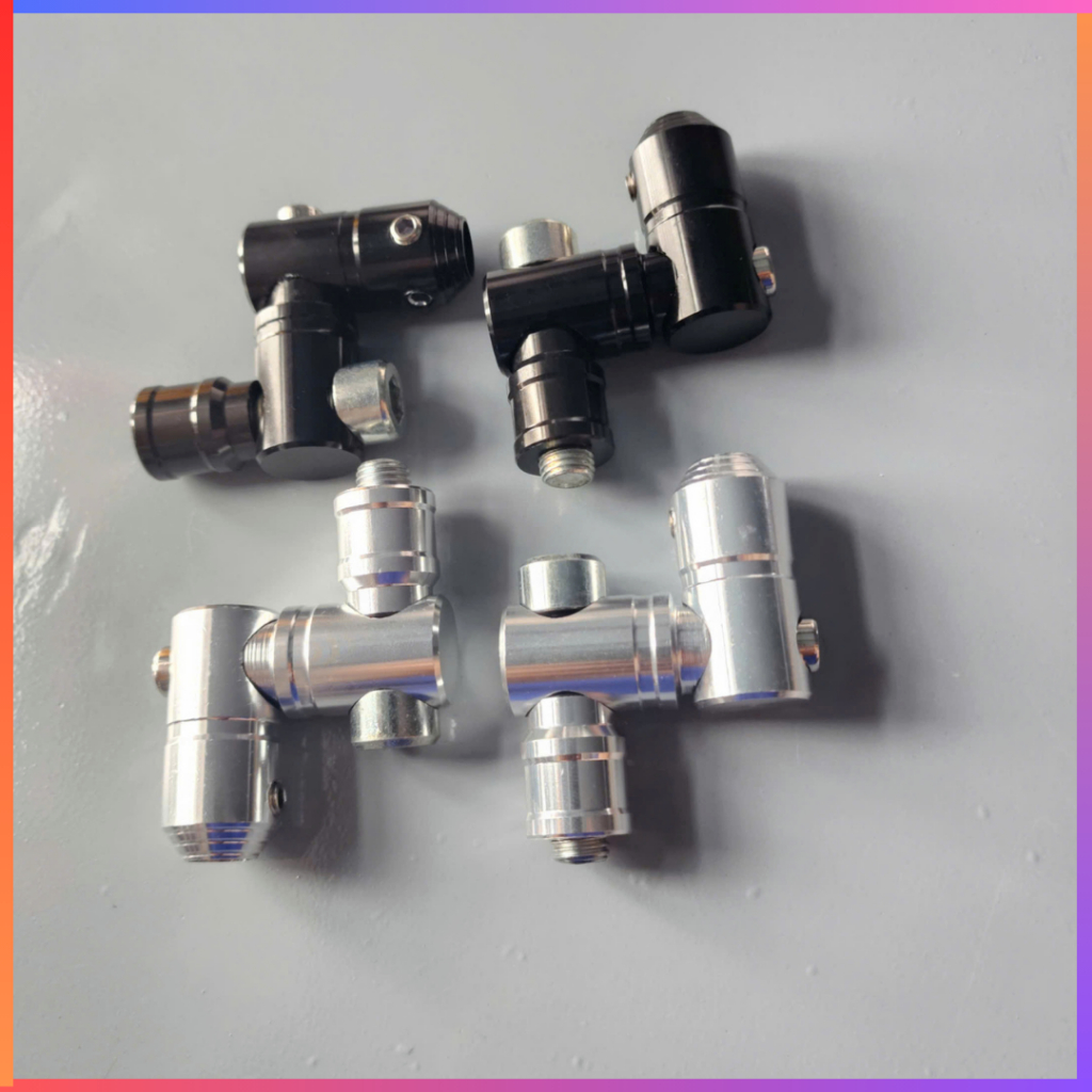 Cnc Aluminum 360 Degree Rotating Glass Stand 10mm - Price for 1 Piece ...