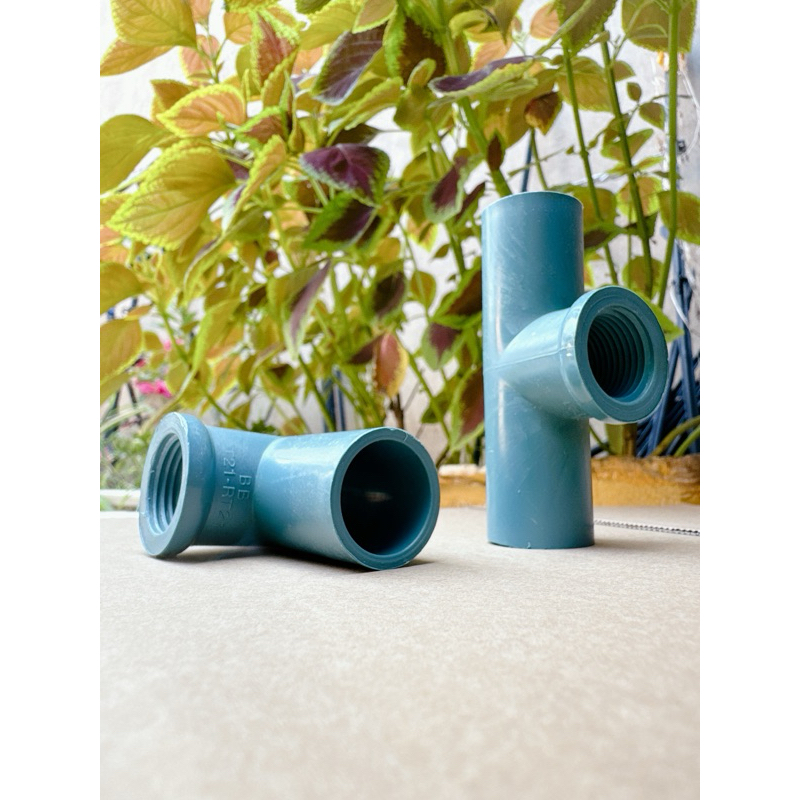 Set of 25 T water divider with internal thread 21-27 PVC | Shopee Malaysia