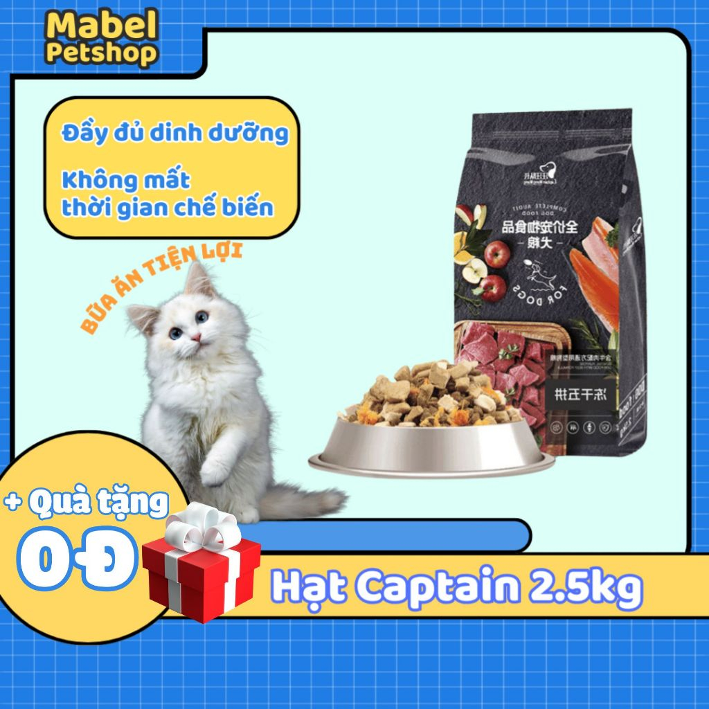 Captain grain food 2.5kg bag for picky dogs served with chicken, bone ...