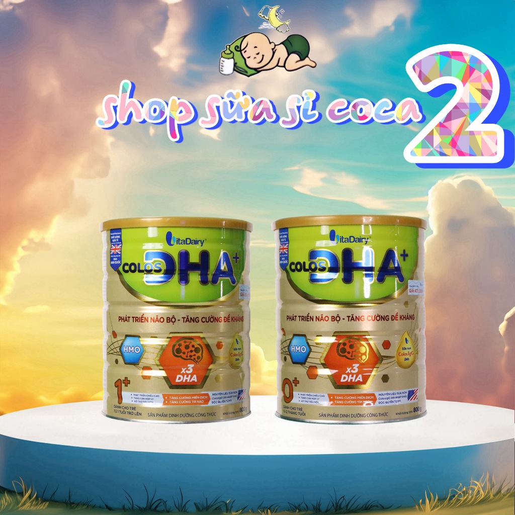 Vitadairy Colos DHA 0+1+ 800gr date 2026 full Qr code | Shopee Malaysia