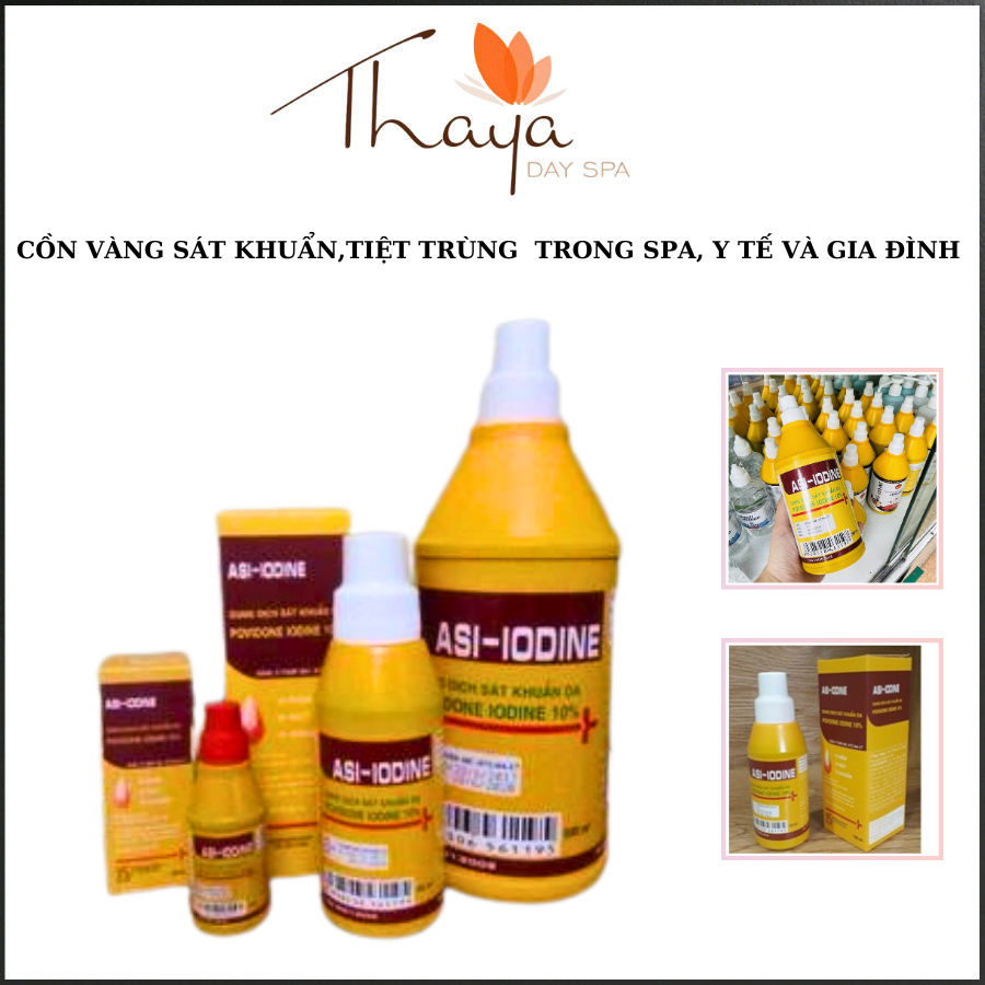 Yellow Alcohol Disinfectant Solution | Povidone Iodine 10% bottle 100ml ...