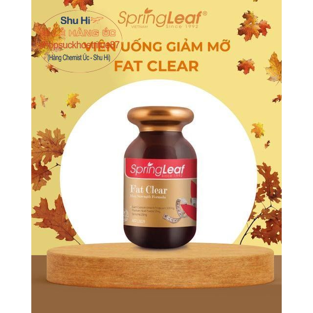 Spring Leaf Fat Clear Max Strength Formula Weight Loss Oral Tablet ...