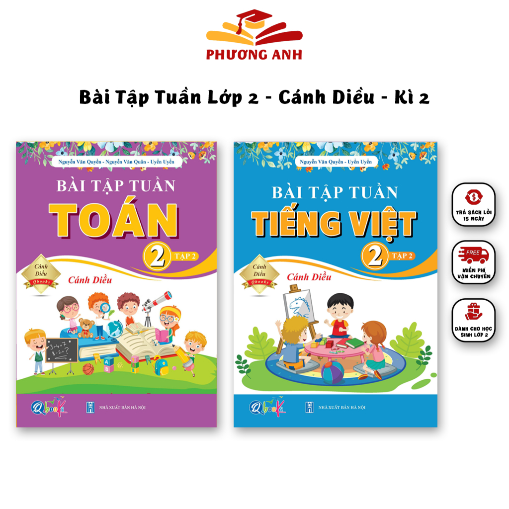 Book - WEEKLY EXERCISES Math and Vietnamese for grade 2 - Kite Program ...
