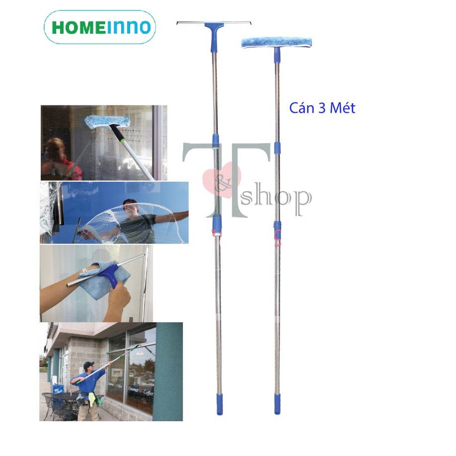Homeinno Glass Cleaner and Windshield Wiper Set with 3m Long Handle ...