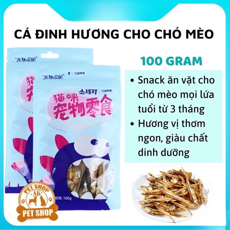 Dried fish for dogs and cats, healthy clove fish 100g, snack for ...