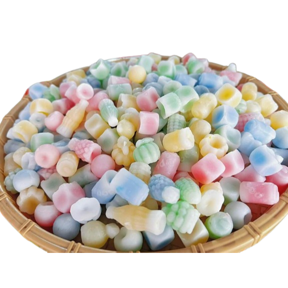 250g Beeswax Candy Filled With Forest Fruit, mini Fruit Flavored Wax ...