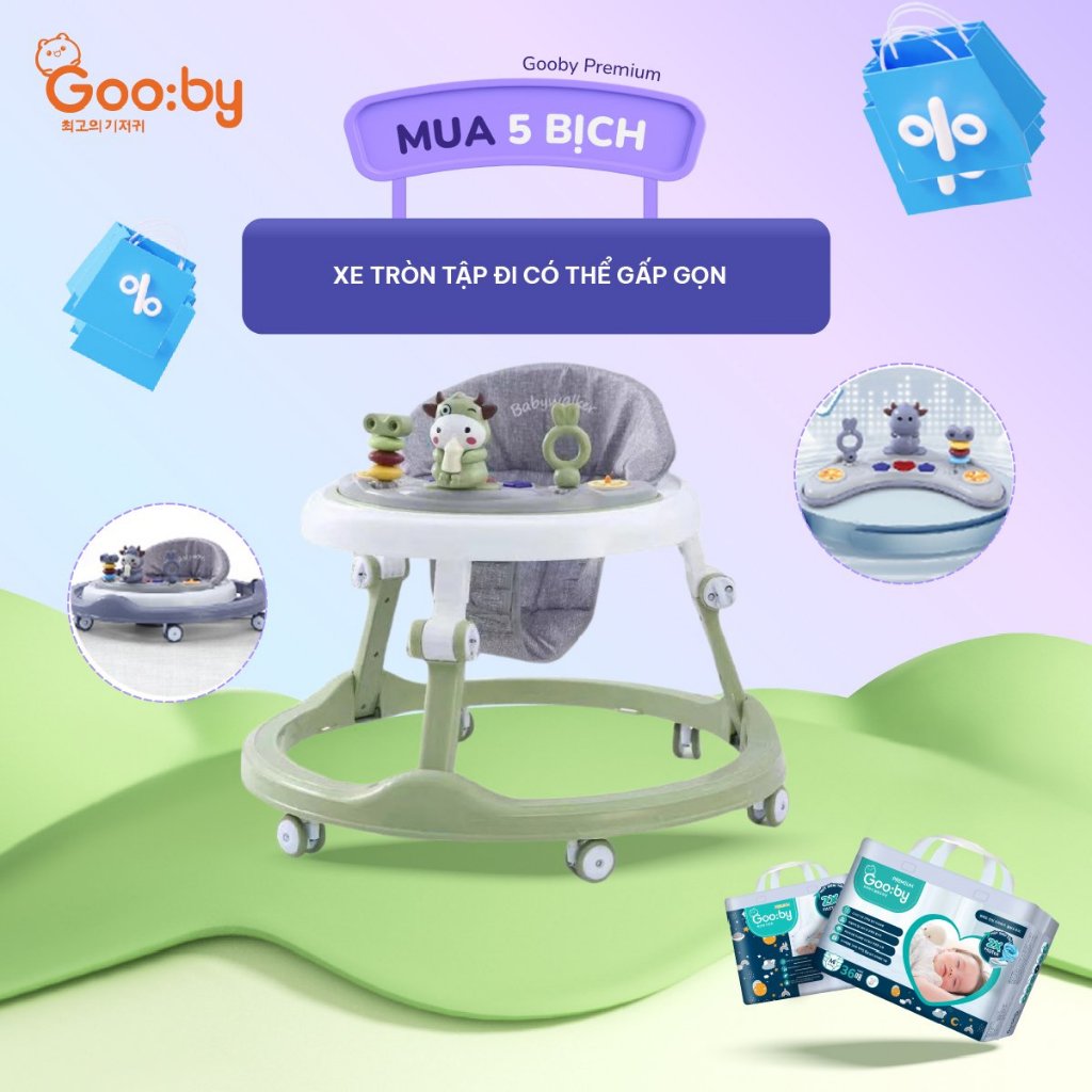 Single Gift 5 Gooby Diaper Bags For Baby (Gooby Diapers) | Shopee Malaysia