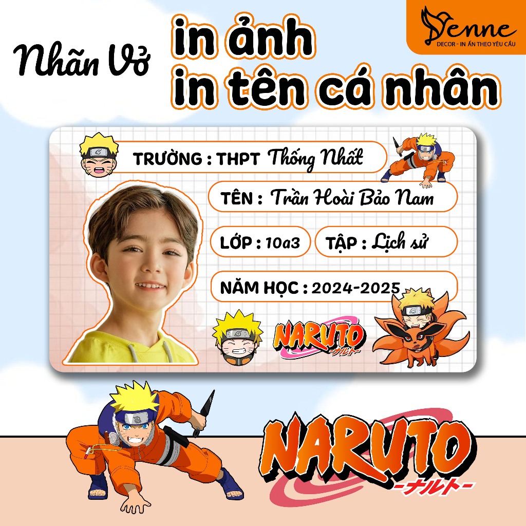 Notebook labels, printed photos of boys and girls on request with ...