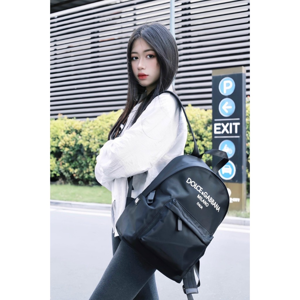 Docle backpack&GABBANA black pattern ss2024_Onweb model now has the ...