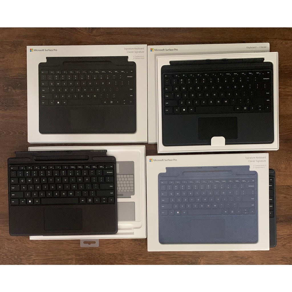 OLD Microsoft keyboard for Surface Pro 11, 10, 9, 8, X - keyboard type ...