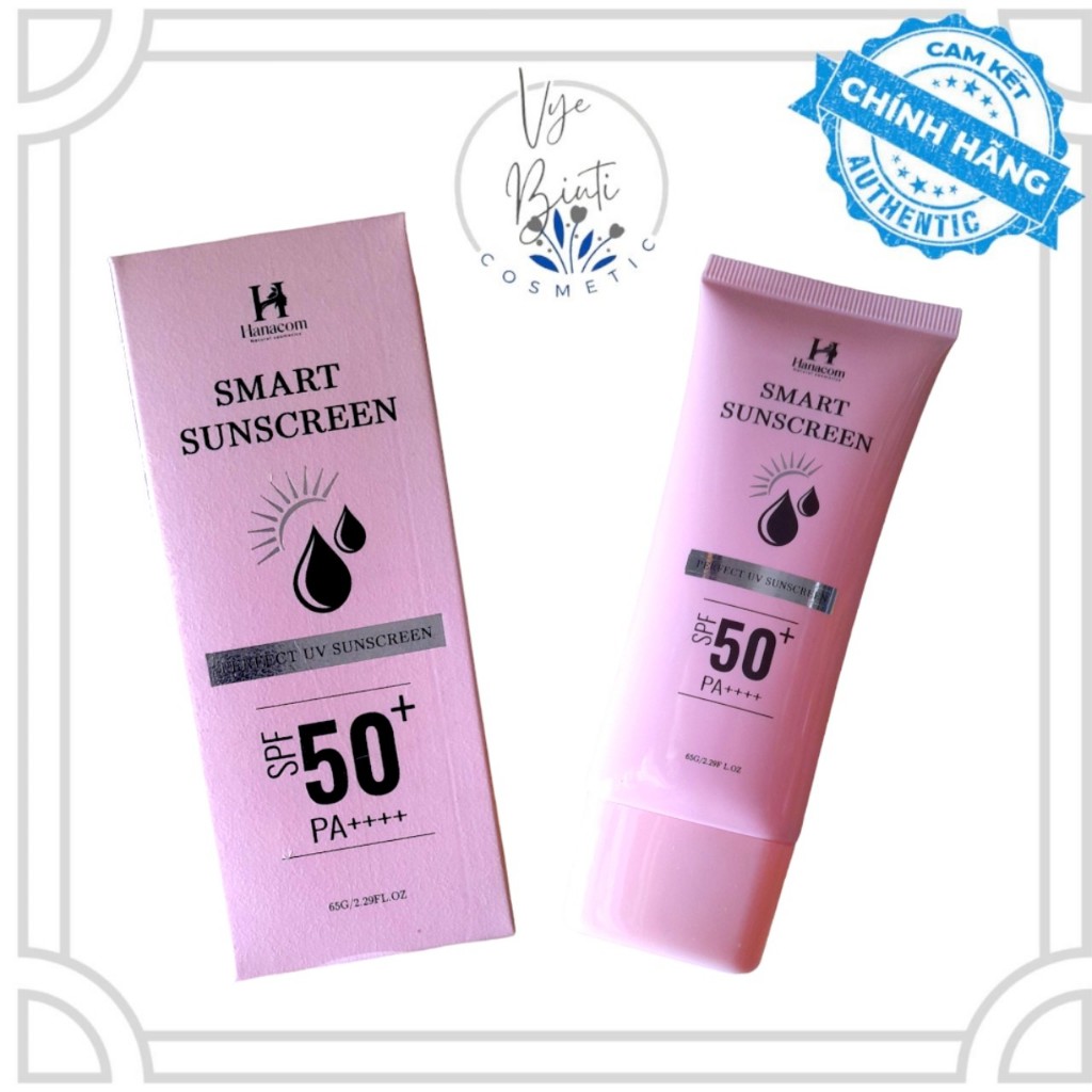 Korean Sunscreen Hanacom Smart Suncream Spf50+ (65g) | Shopee Malaysia