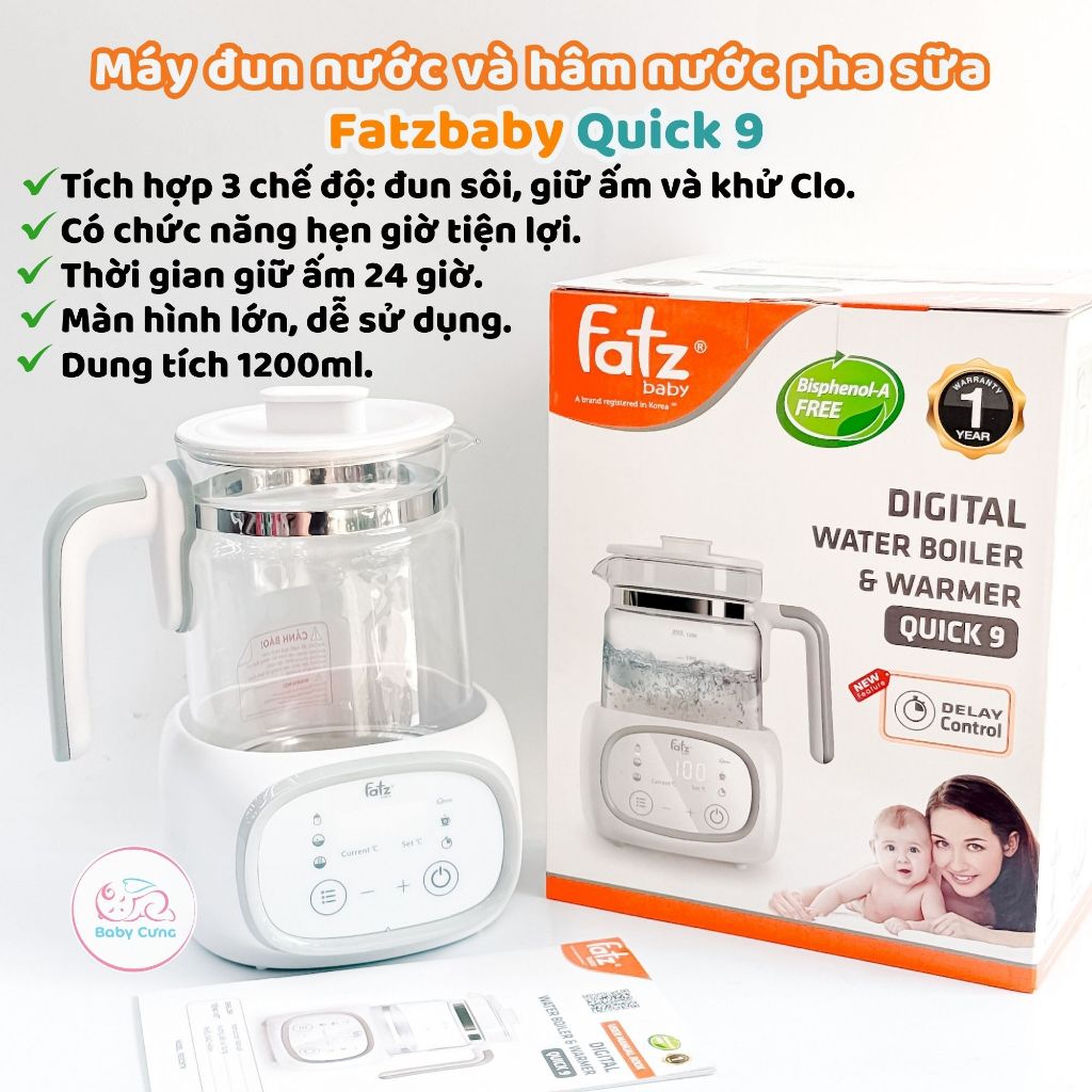Fatz Baby Quick 9 super-speed water heater and milk warmer removes ...